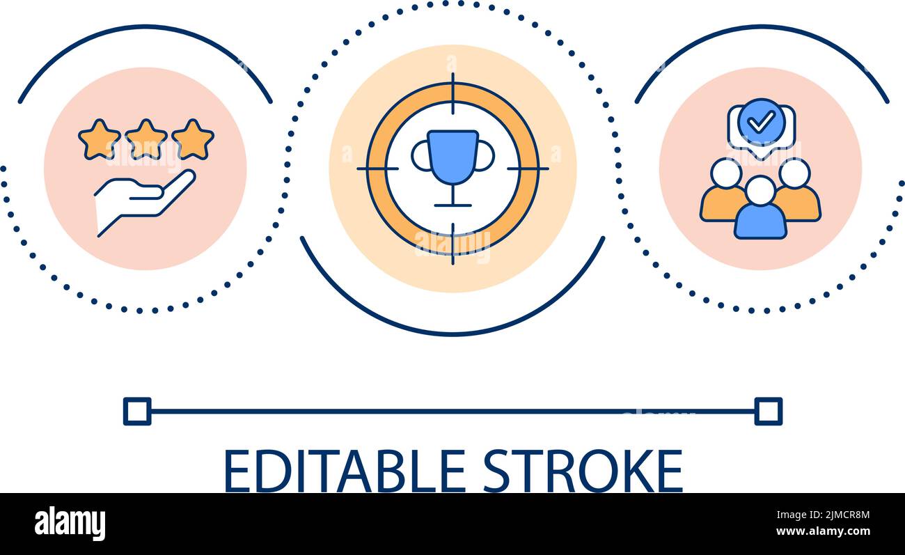 Business ranking loop concept icon Stock Vector Image & Art - Alamy