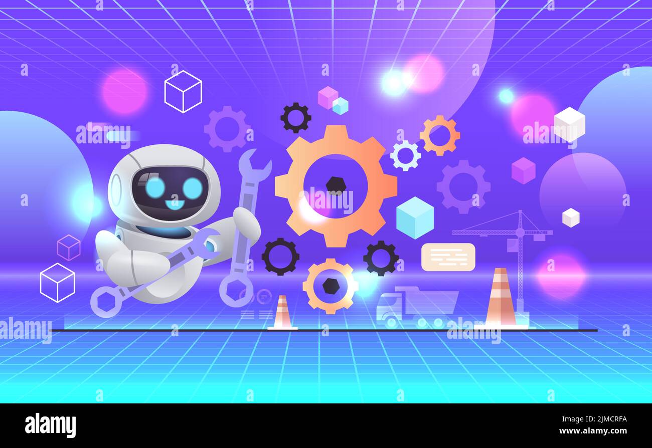 robot with wrench rotating gear wheel technology and development ...