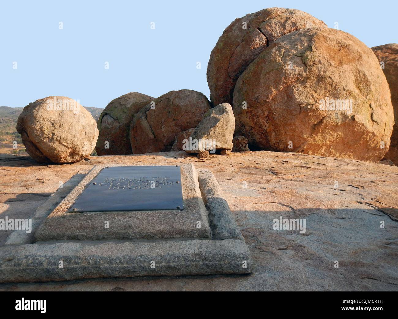 Cecil Rhodes Tomb and World's View in Matopos National Park, Zimbabwe ...