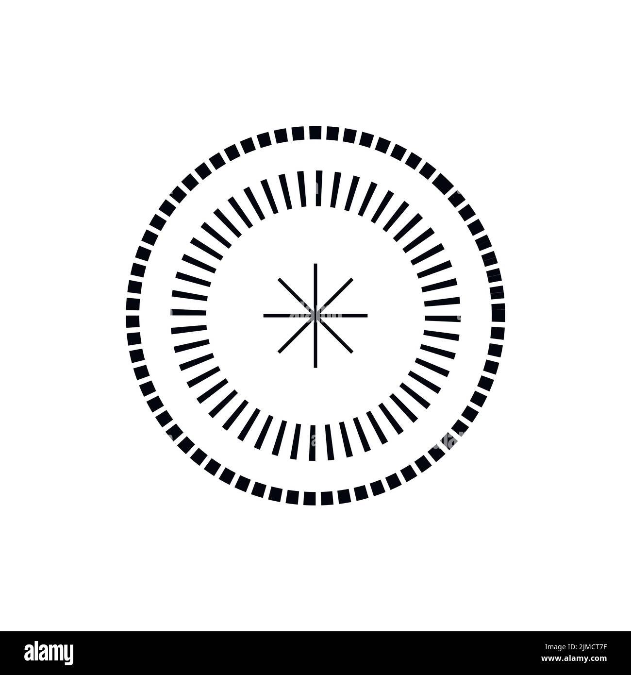 Target aim icon, archer sports game symbol. Game aiming sight dot ...