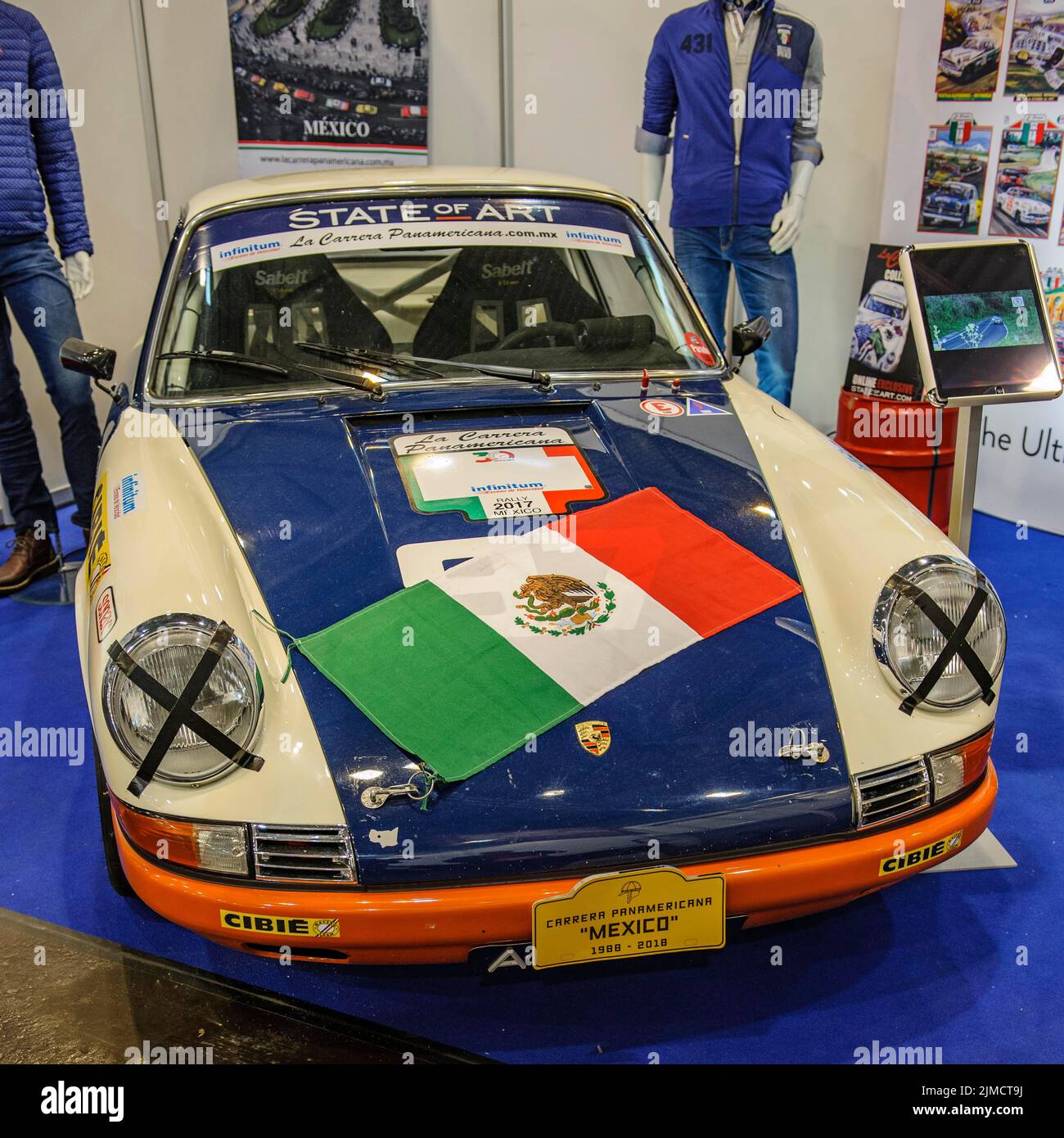 Historic classic car Classic Car Porsche 911 for car racing Carrera ...