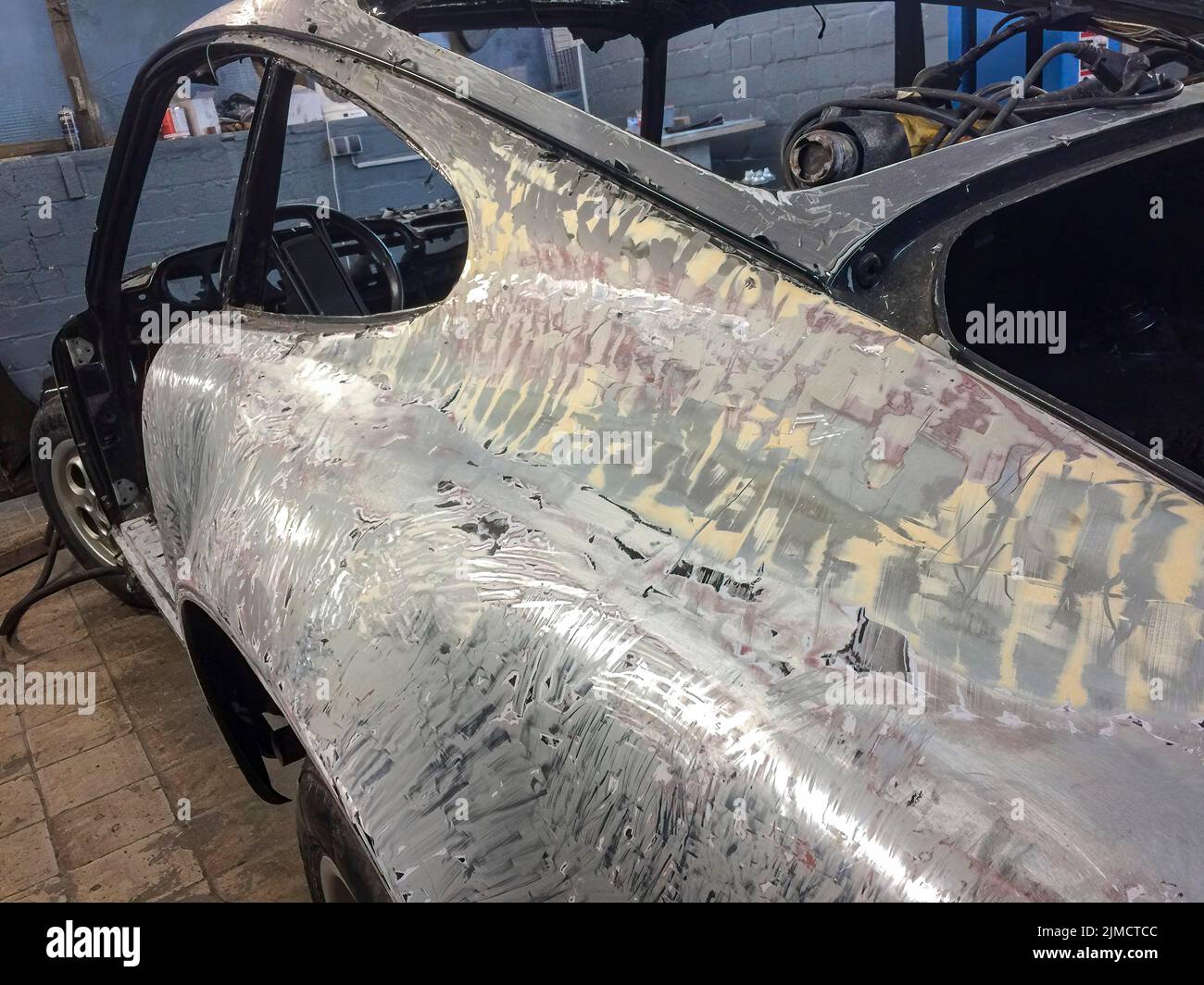 Body of historic classic sports car classic car Porsche 911 G model is ...