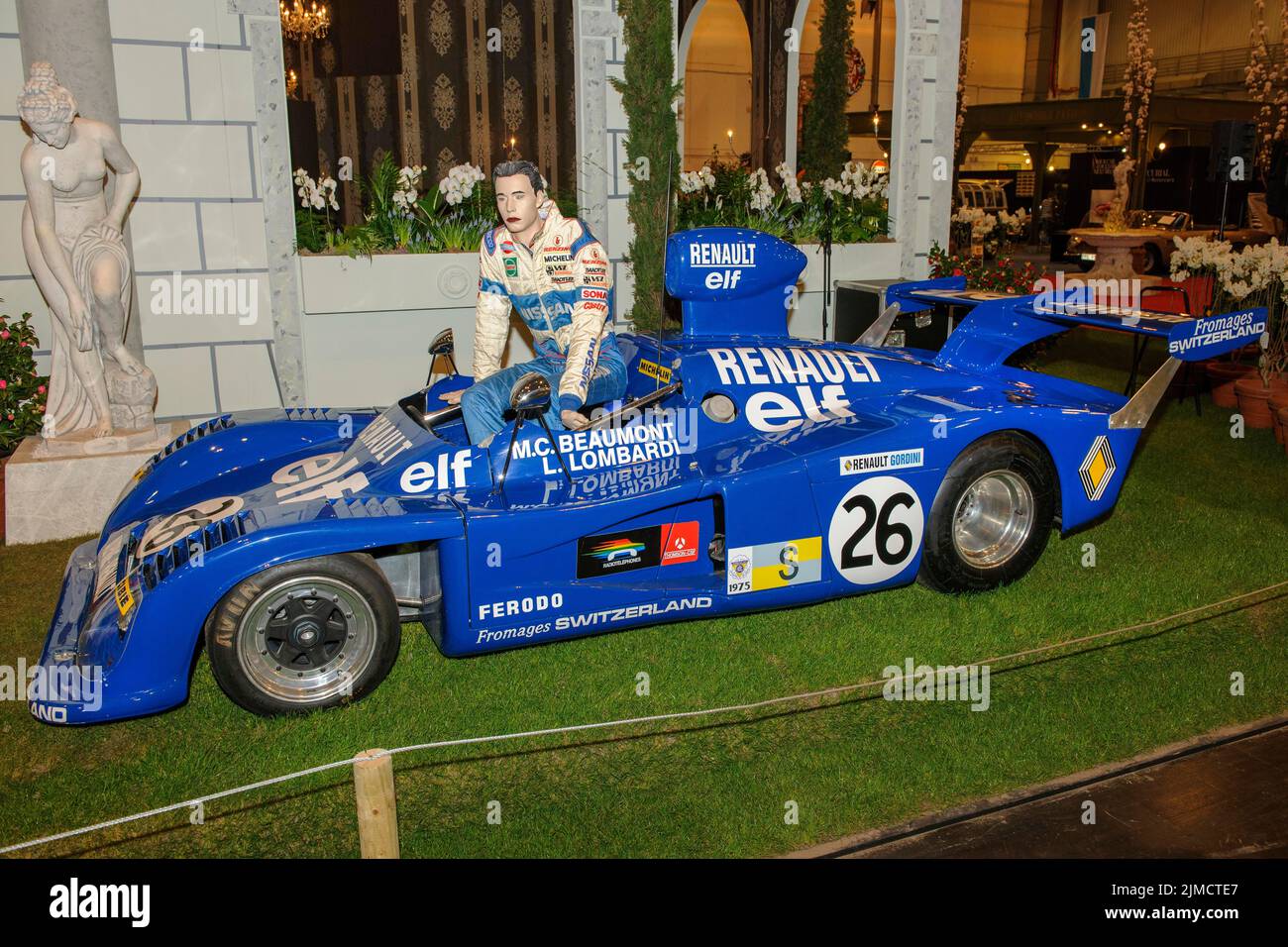 Historic classic racing car Alpine Renault A 441-3 Overall victory 24h ...