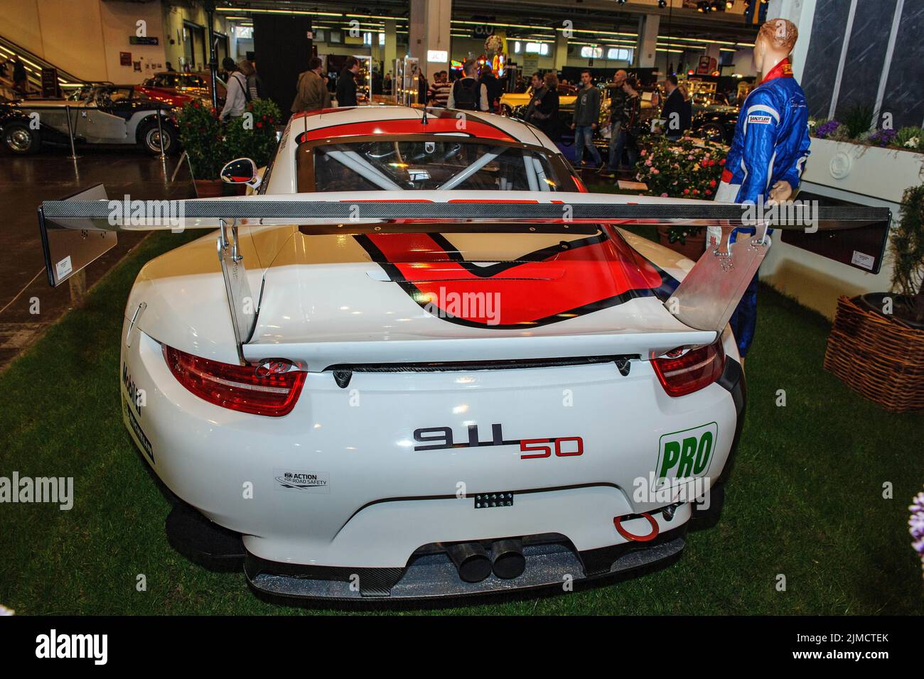 Historic racing car for motorsport Porsche 911 RSR Le Mans 2013, Techno ...