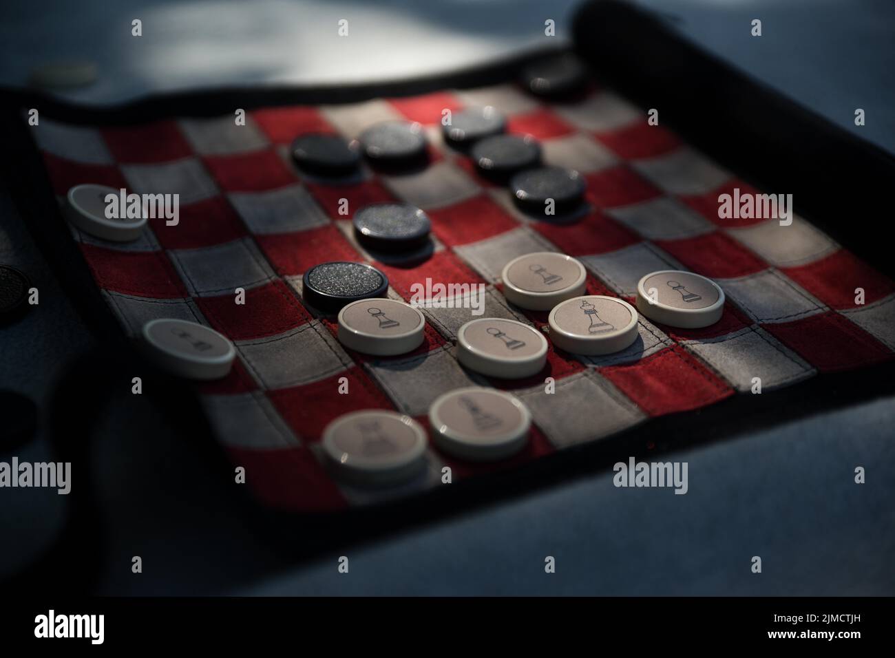 Chess set, handmade Stock Photo - Alamy