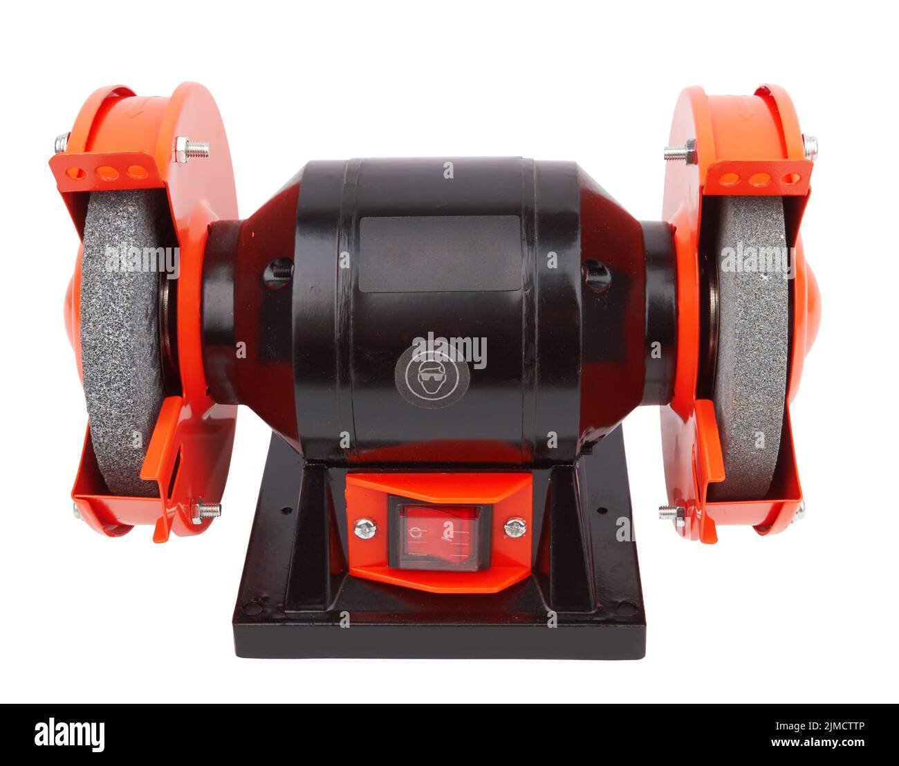 Electric grinding machine isolated on white background Stock Photo - Alamy