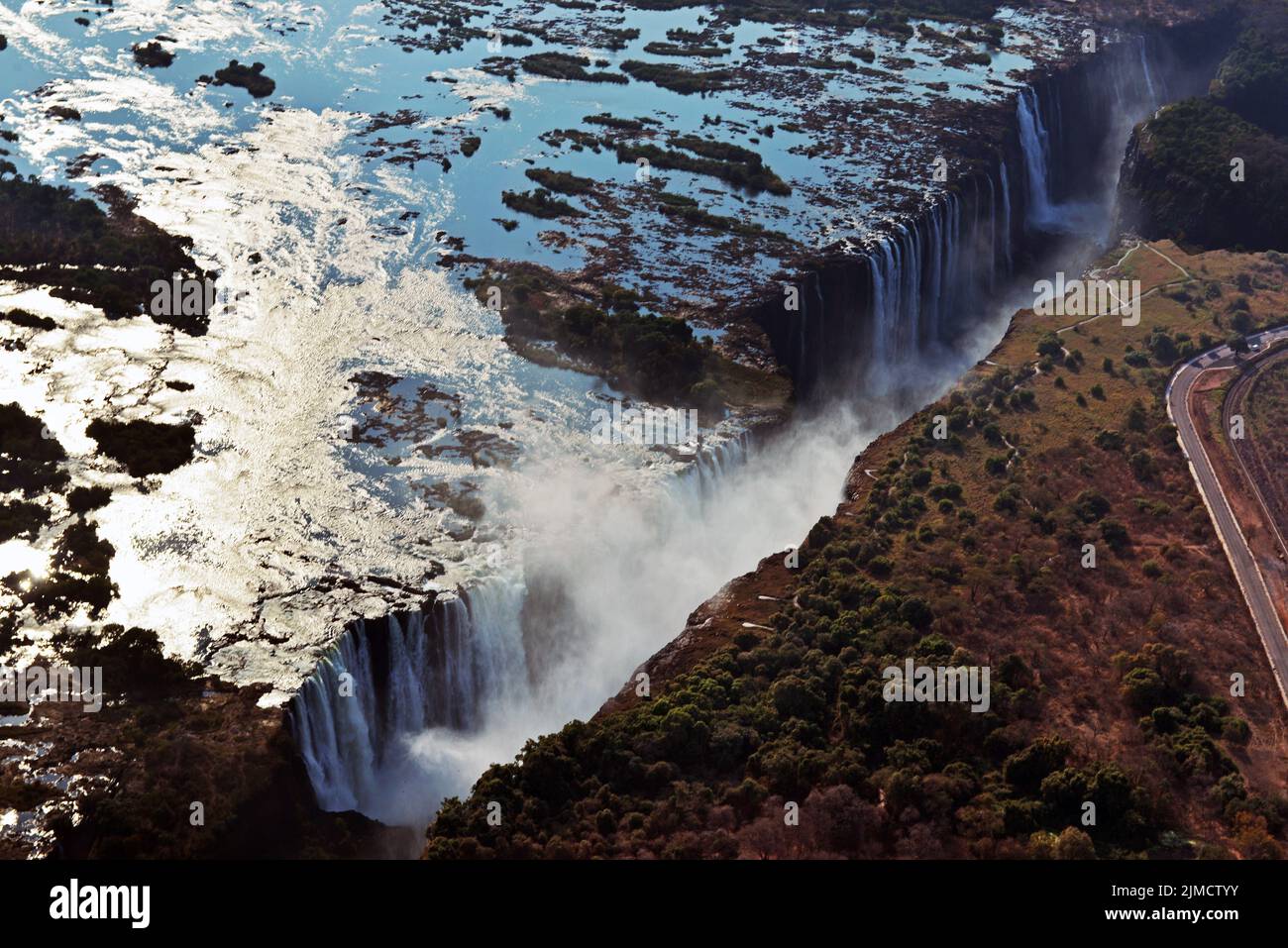 Victoria Falls, Zambezi, Zimbabwe Stock Photo - Alamy