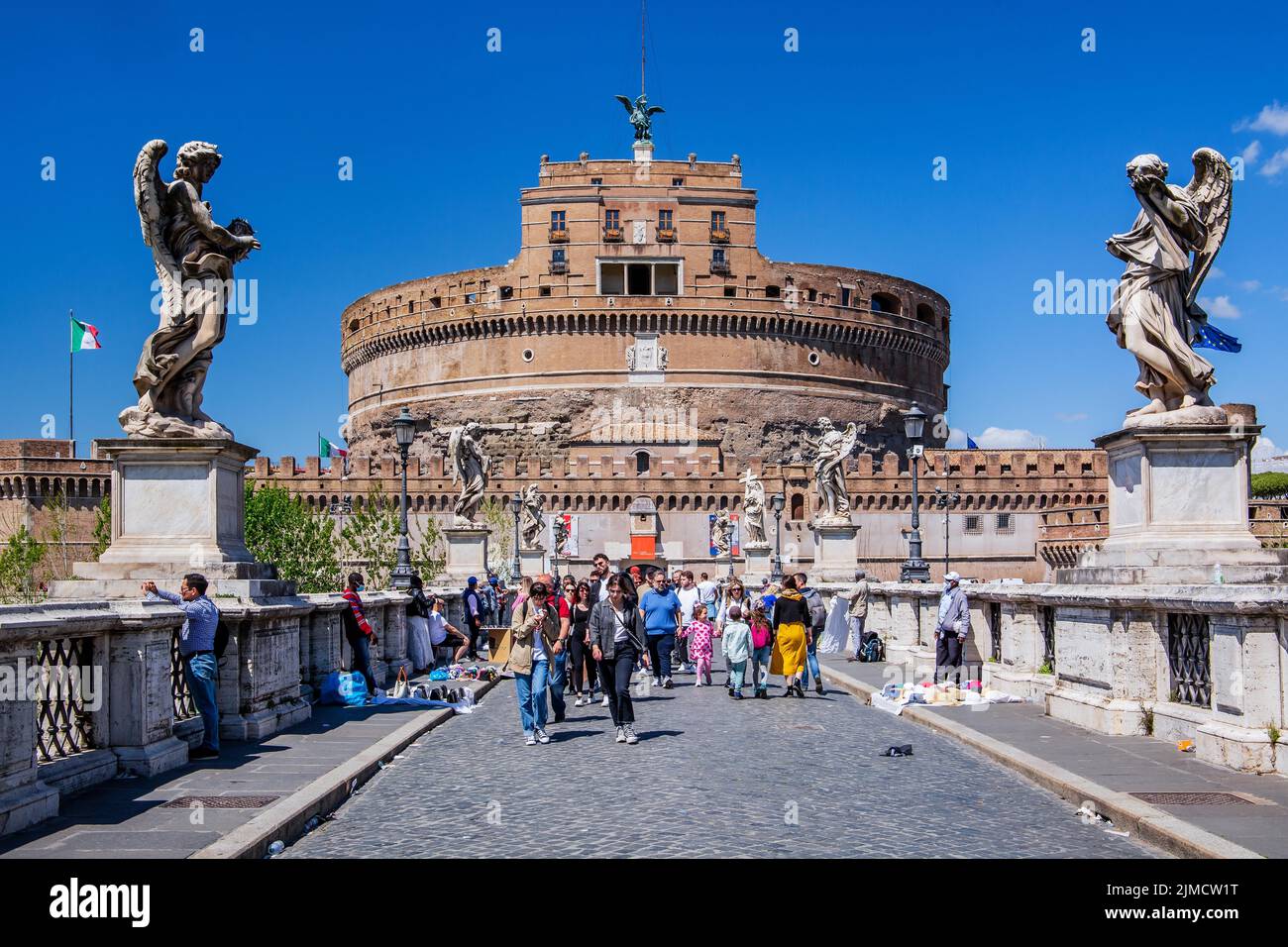 Angels castle rome people hi-res stock photography and images - Alamy