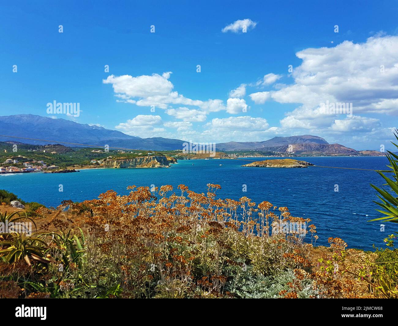 The west of Crete at Almyrida Stock Photo - Alamy