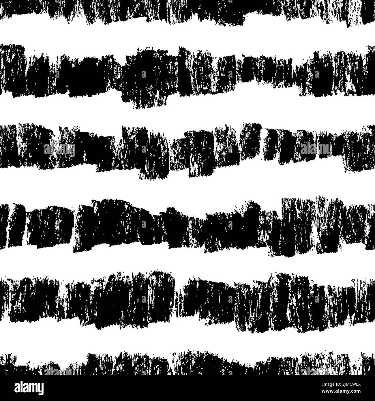 Charcoal thick horizontal lines hand drawn pattern Stock Vector Image ...