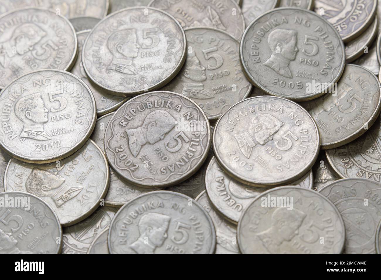 Philippine peso coins hi-res stock photography and images - Alamy