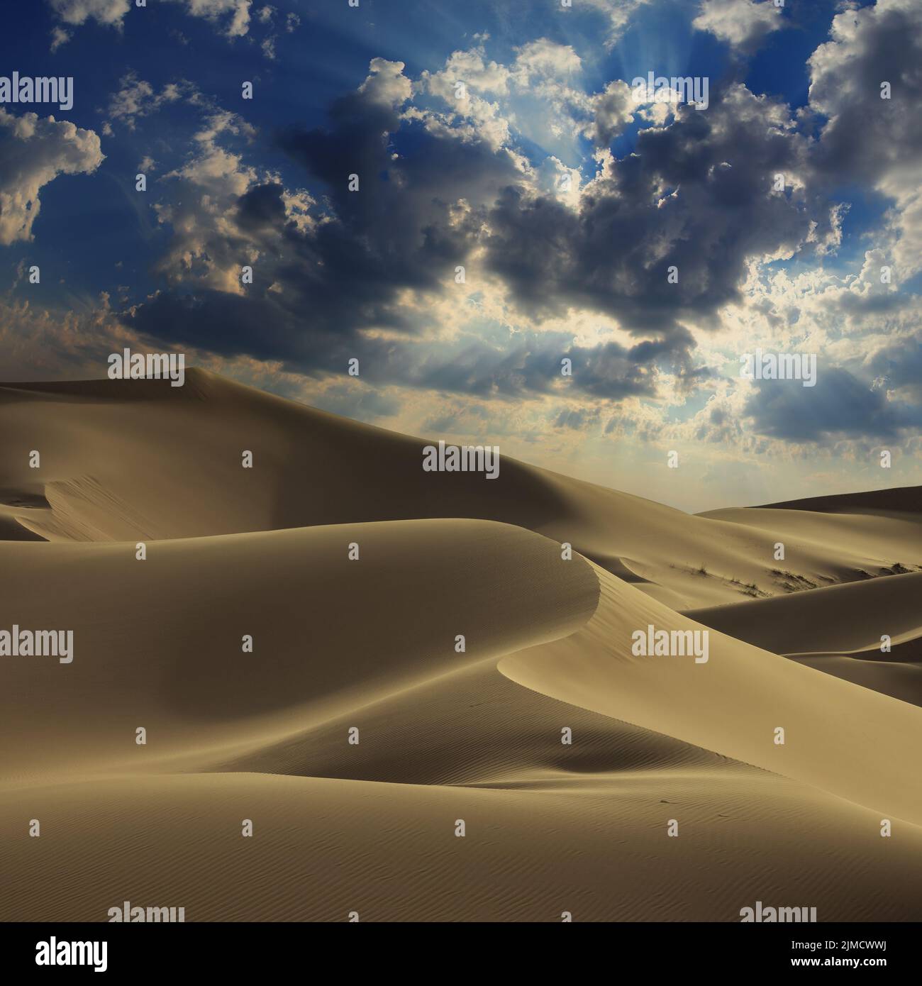 Big sand dune in Sahara desert Stock Photo - Alamy