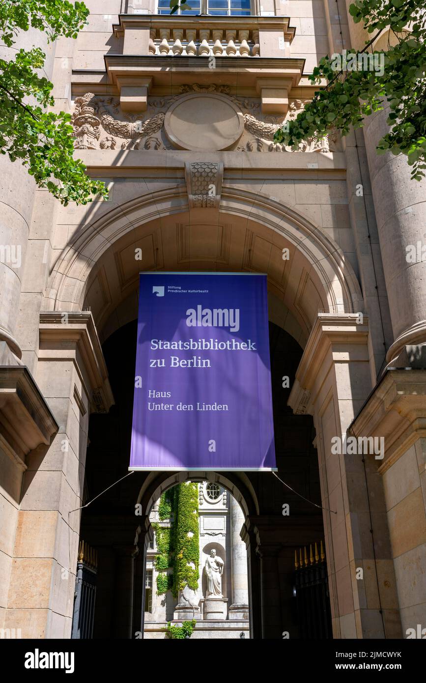 Prussian State Library Berlin, Unter den Linden, Berlin-Mitte, Germany ...
