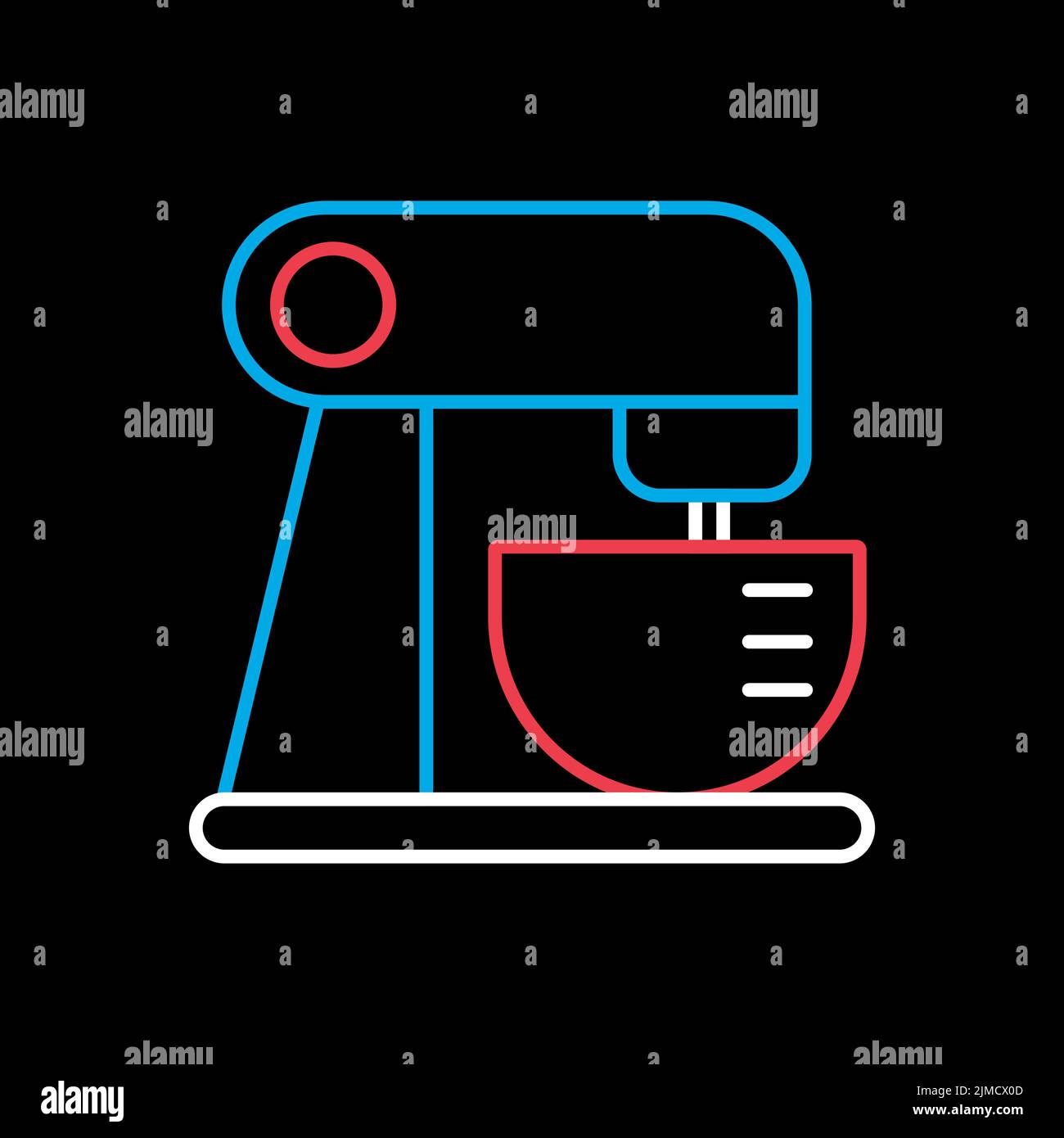 Food processor isolated on the black icon. Mixing. Pureeing foods ...