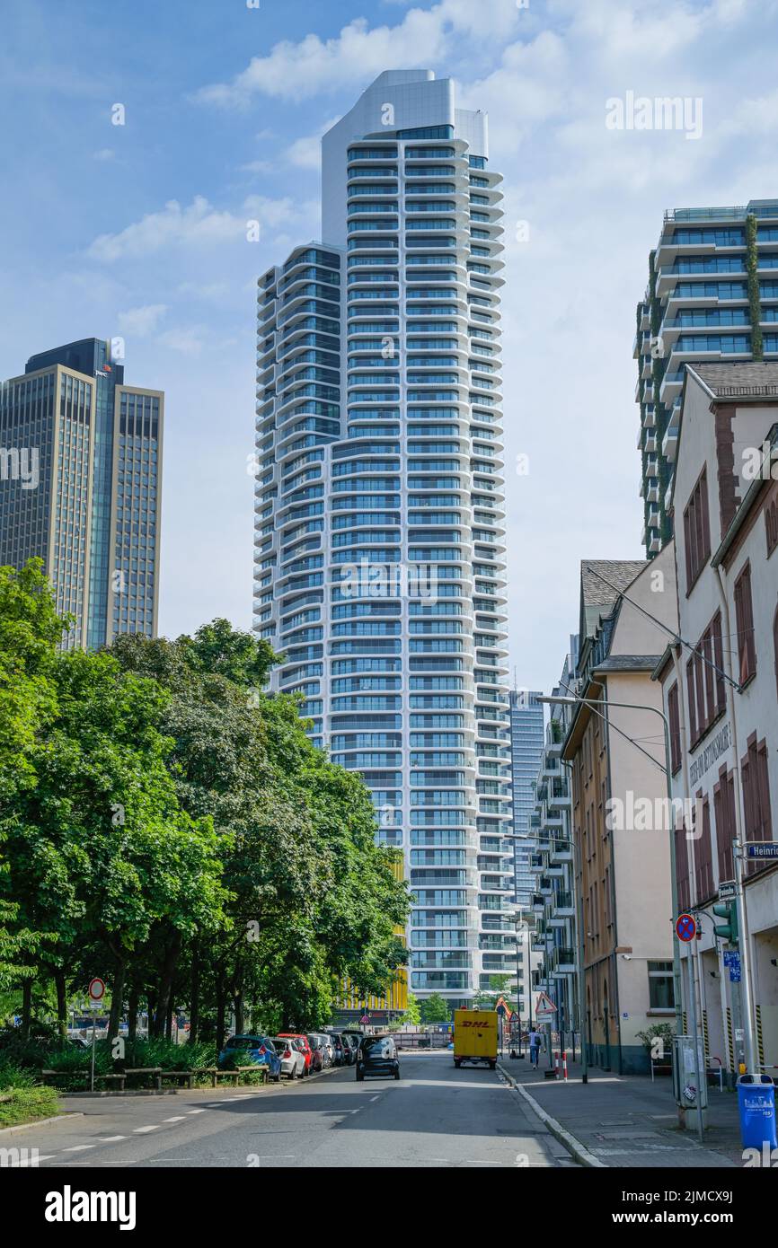 Residential high-rise, Grand Tower, Frankenallee, Frankfurt am Main ...