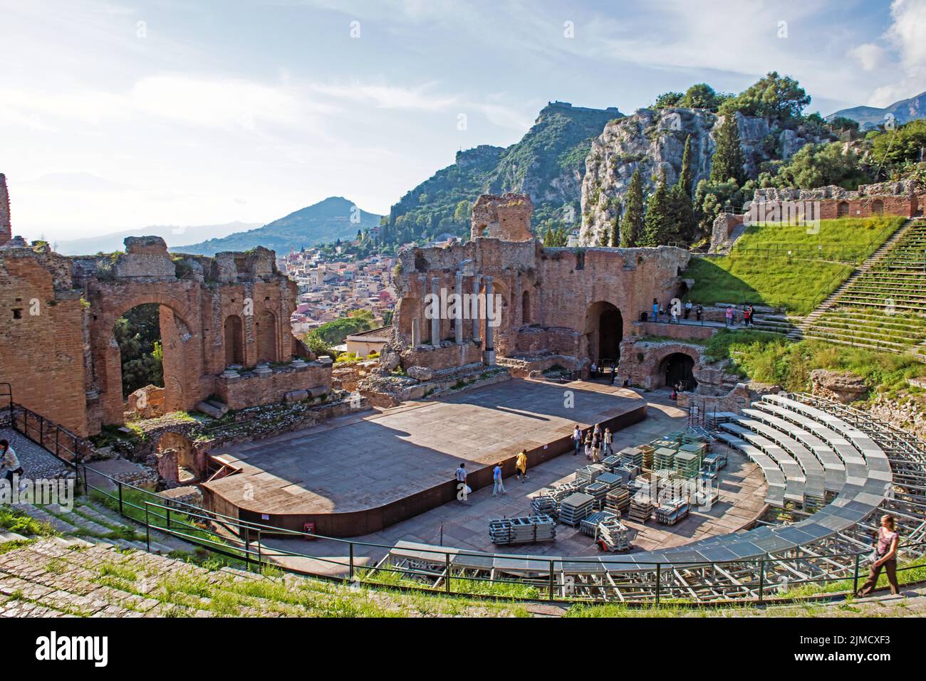 Theater of taormina hi-res stock photography and images - Alamy