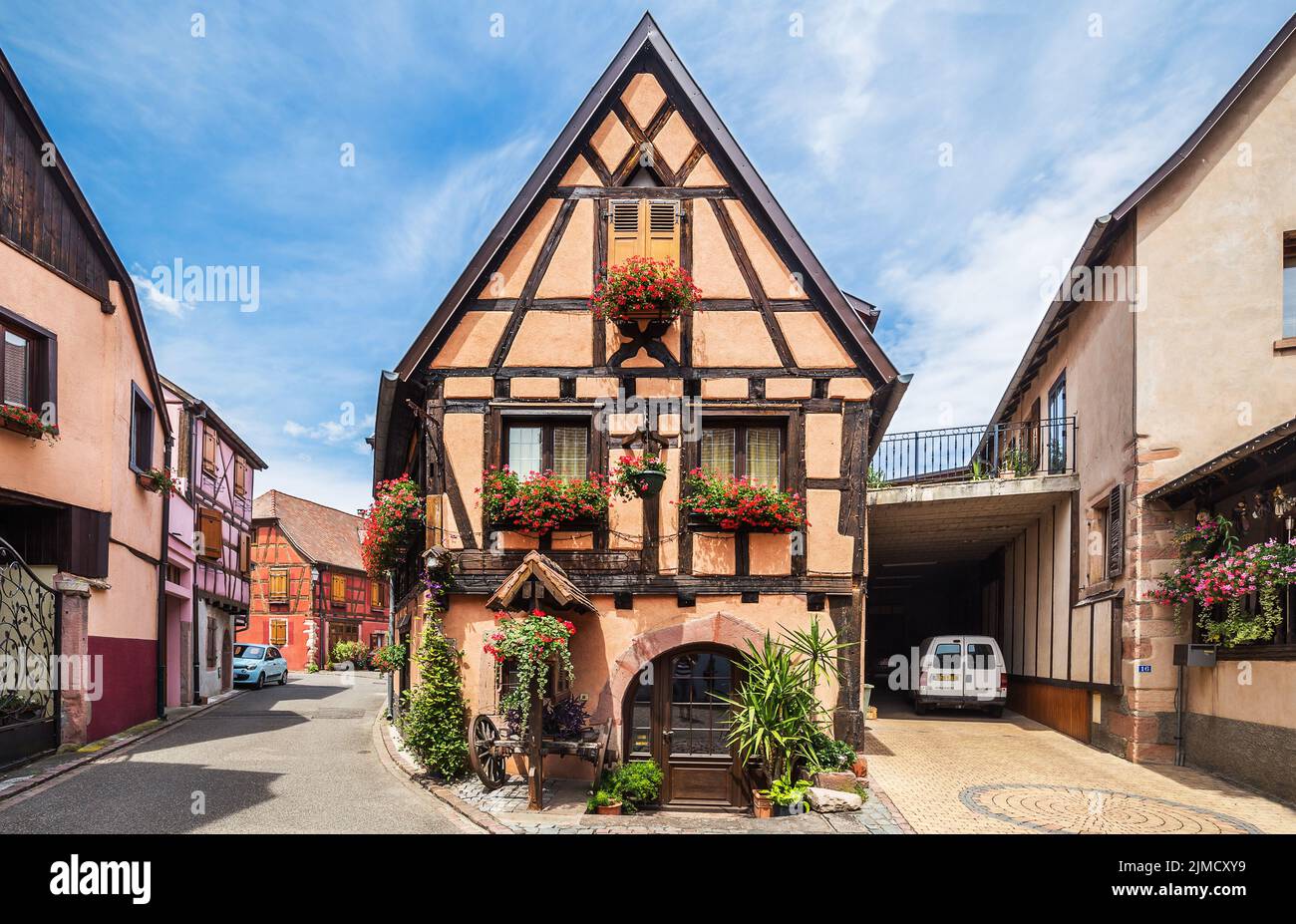 Alsacian village hi-res stock photography and images - Alamy