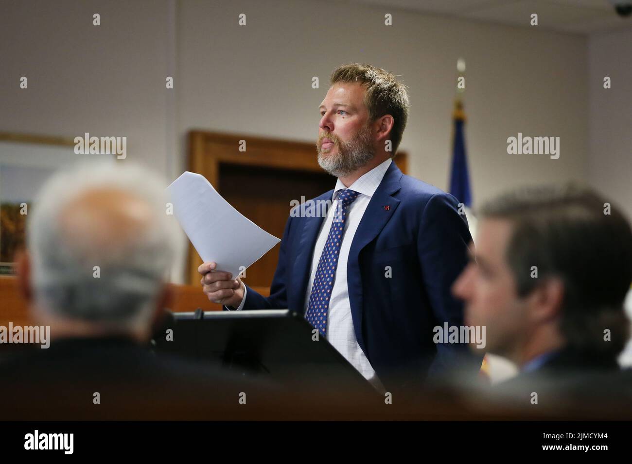 Austin, United States. 05th Aug, 2022. ANDINO REYNAL, lawyer for Alex ...