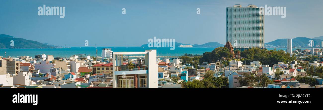 Nha Trang city view. Panorama Stock Photo - Alamy