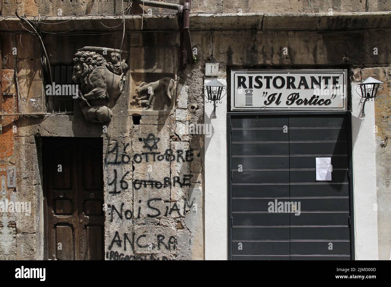 Inscriptions on house wall hi-res stock photography and images - Alamy