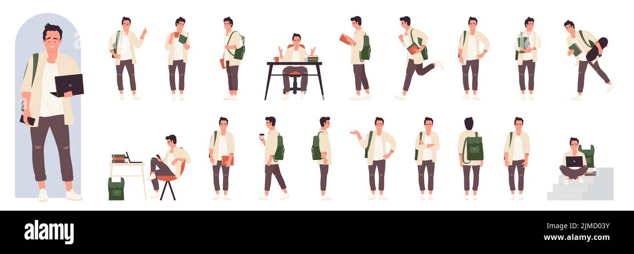 Boy back view sad Stock Vector Images - Alamy