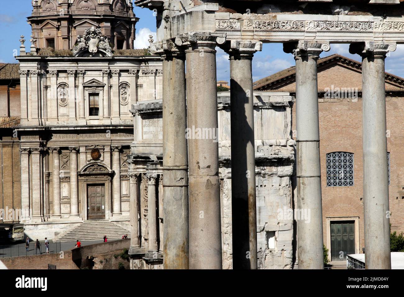 Forum romanum rzym hi-res stock photography and images - Alamy