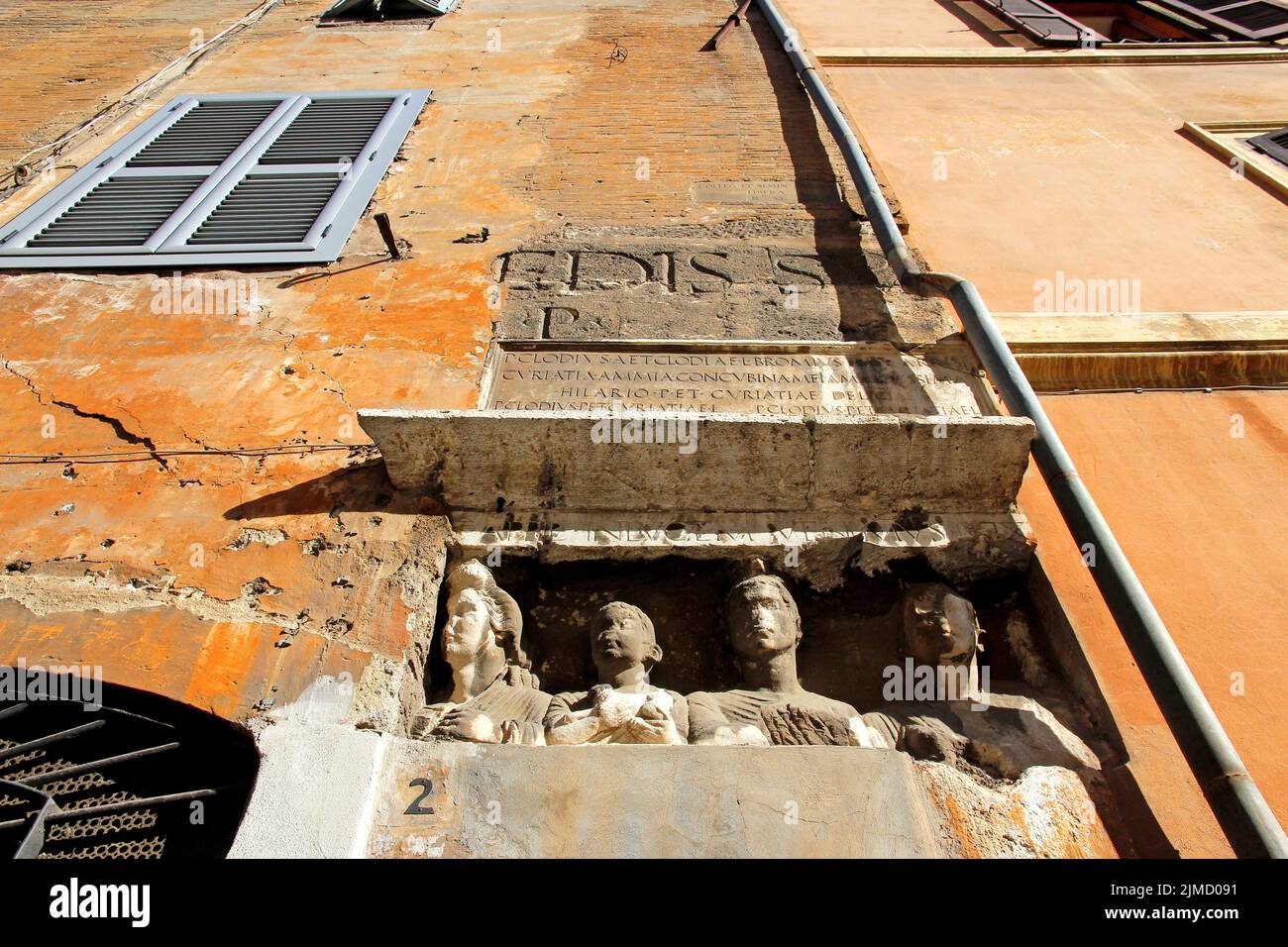 The old House in Ghetto of Rom Stock Photo - Alamy