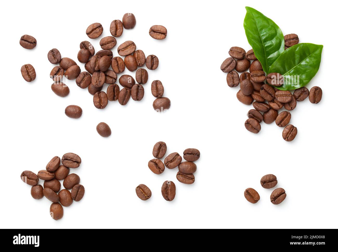 Coffee Beans Isolated On White Background Stock Photo - Alamy
