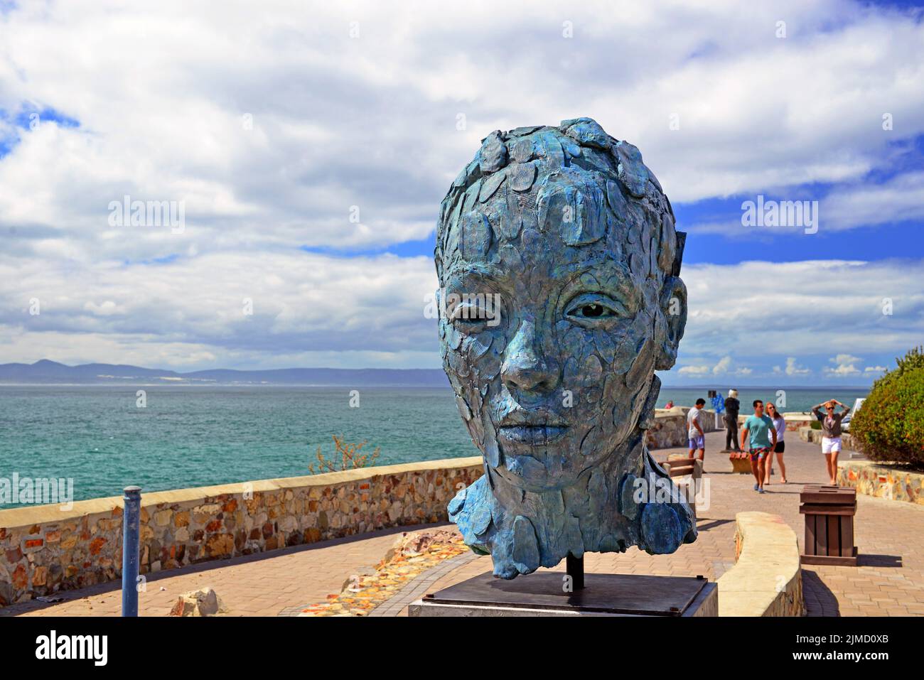 Sculptures along the waterfront in Hermanus Stock Photo - Alamy