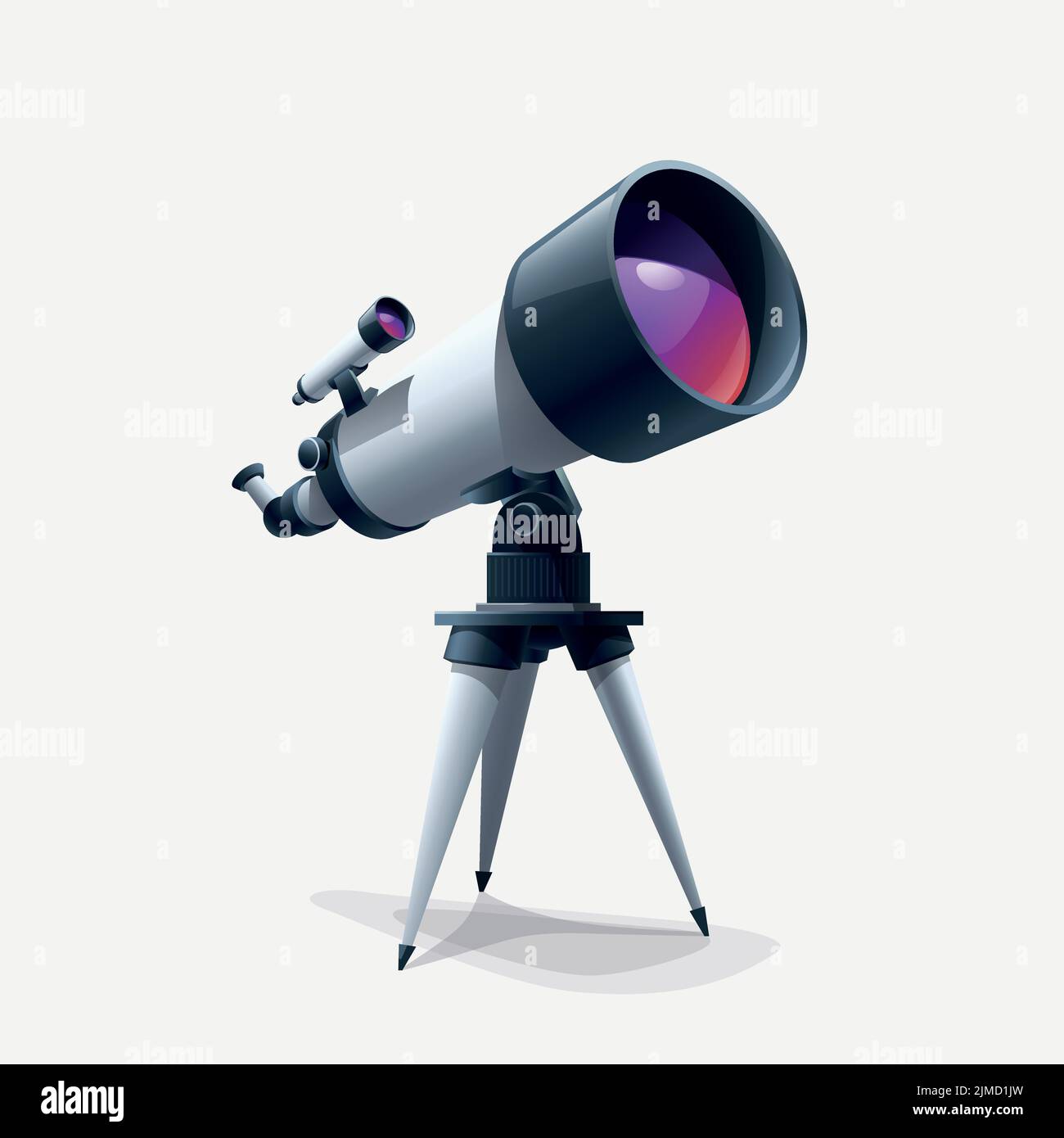 Back view telescope Stock Vector Images - Alamy