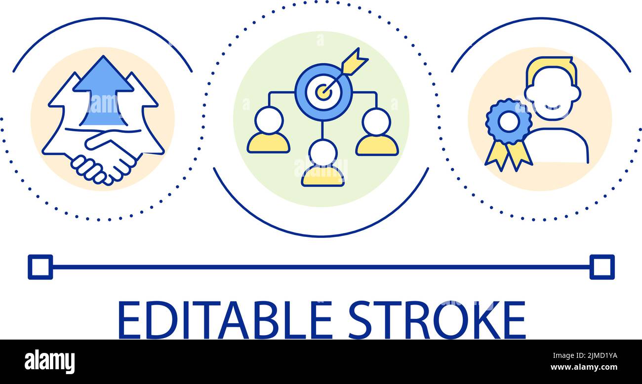 Employee growth development loop hi-res stock photography and images ...