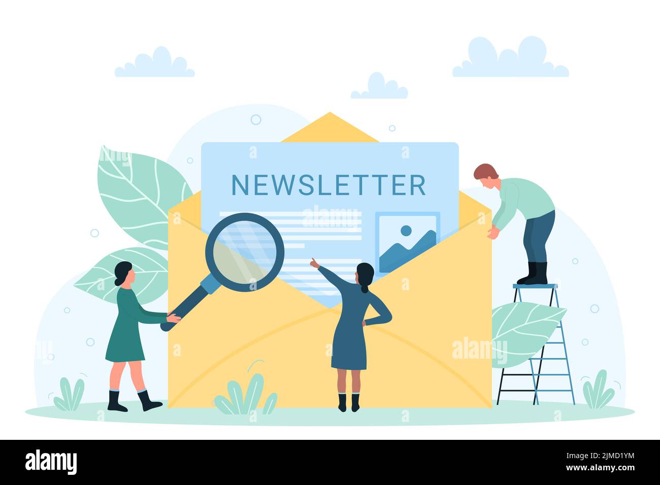 Newspaper unsubscribe Stock Vector Images - Alamy