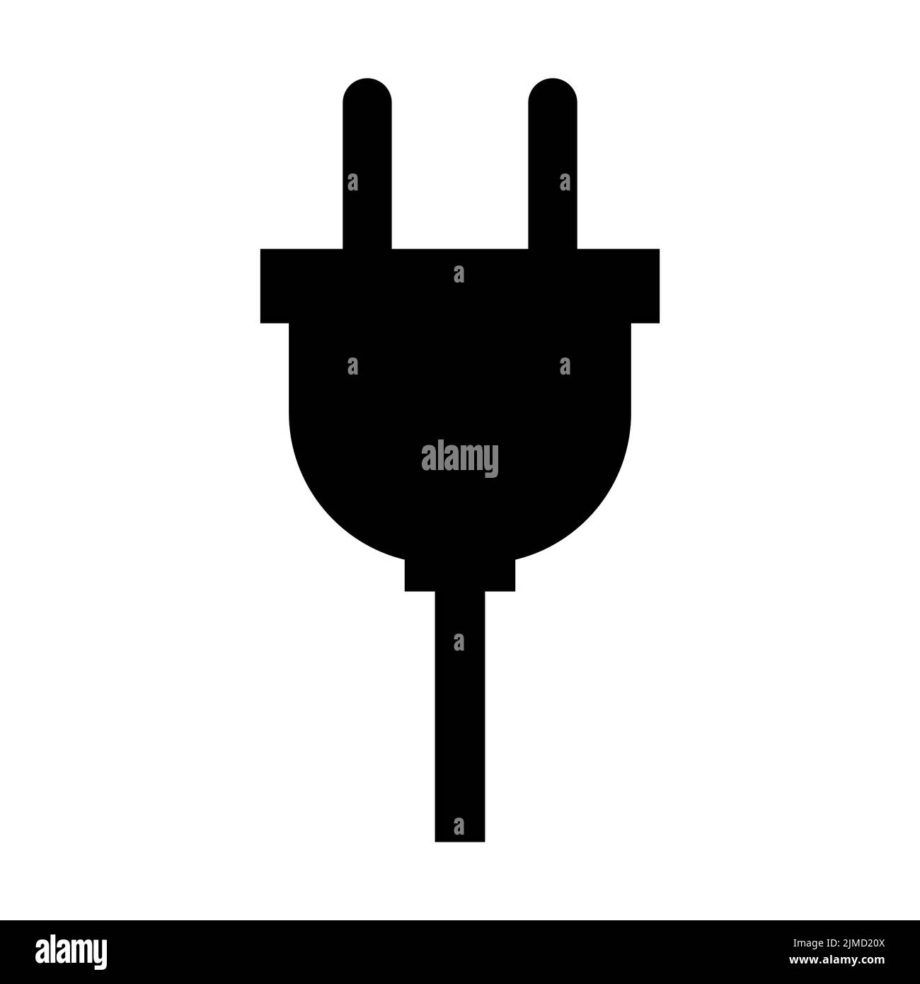 Electric vector plug icon. Symbol for website design, logo, app, UI ...