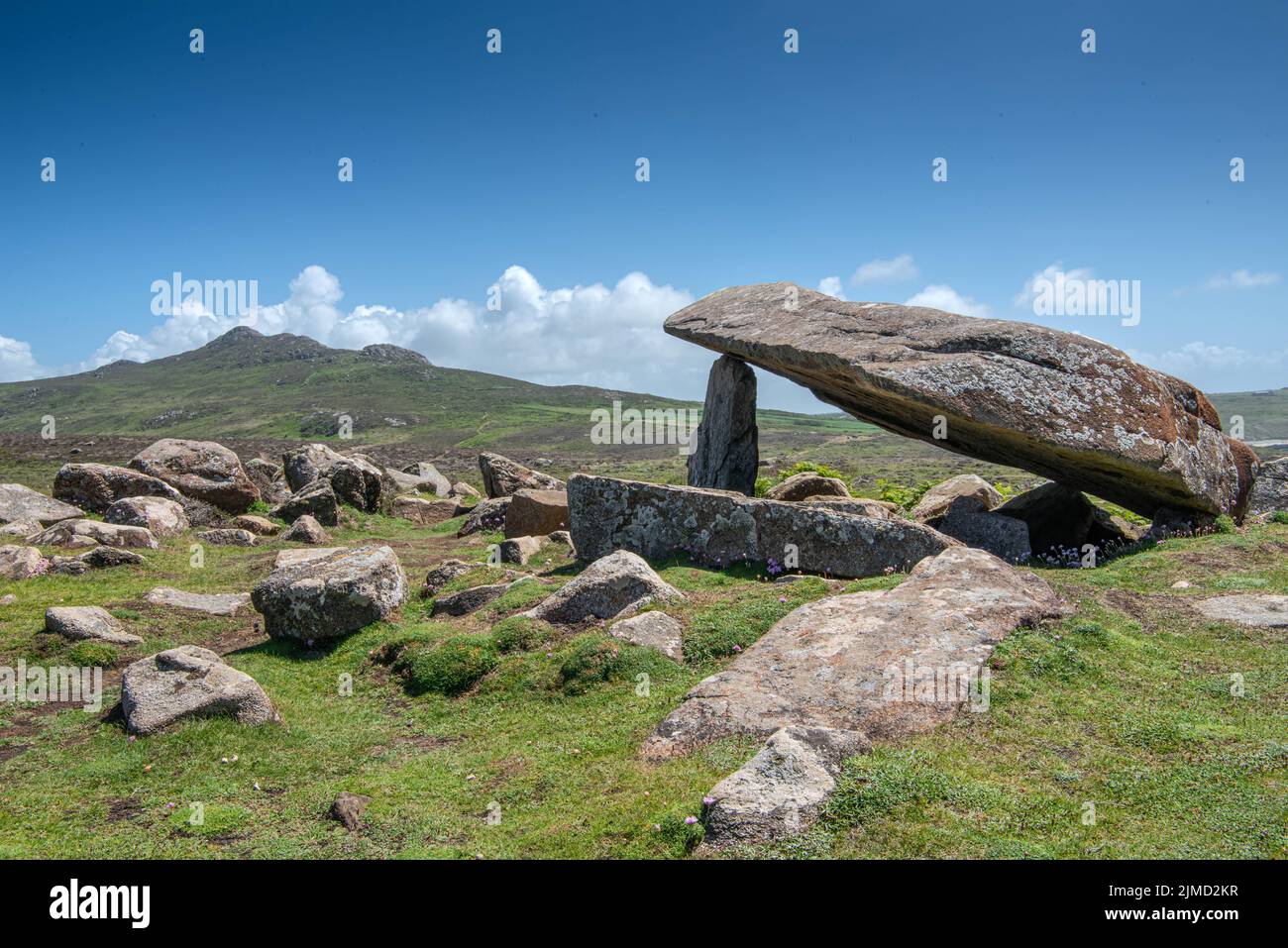Arthur's Quoit (Coetan Arthur) a Neolithic burial chamber near St David ...