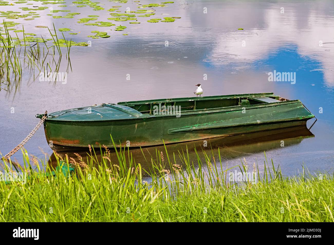 Rowboat riverside hi-res stock photography and images - Alamy
