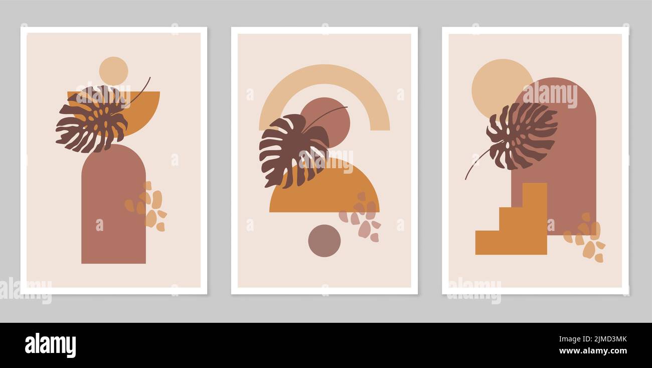 Boho style. Postcards, banners on social networks. The background of ...