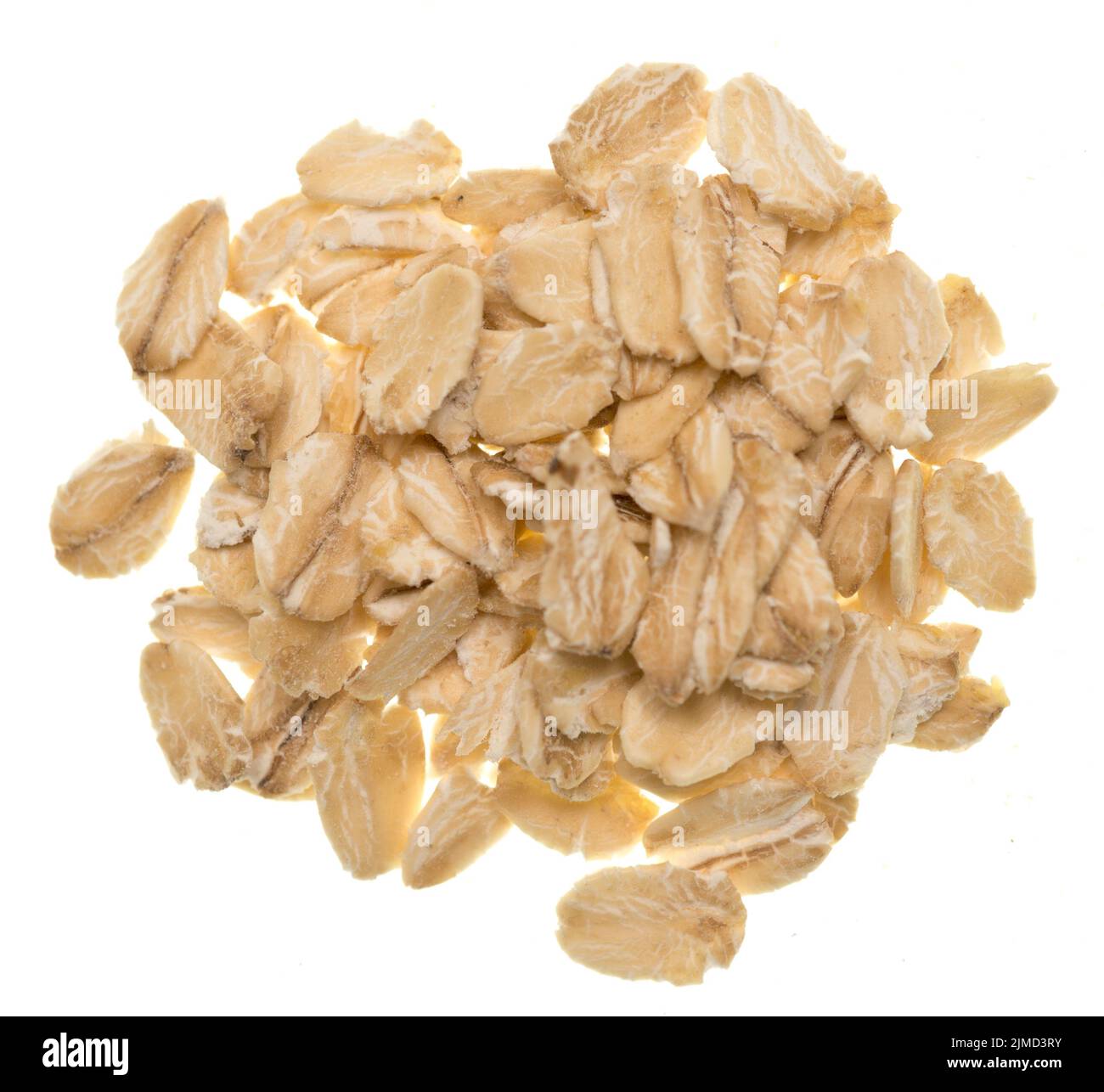 Dry raw oat flakes Cut Out Stock Images & Pictures - Alamy