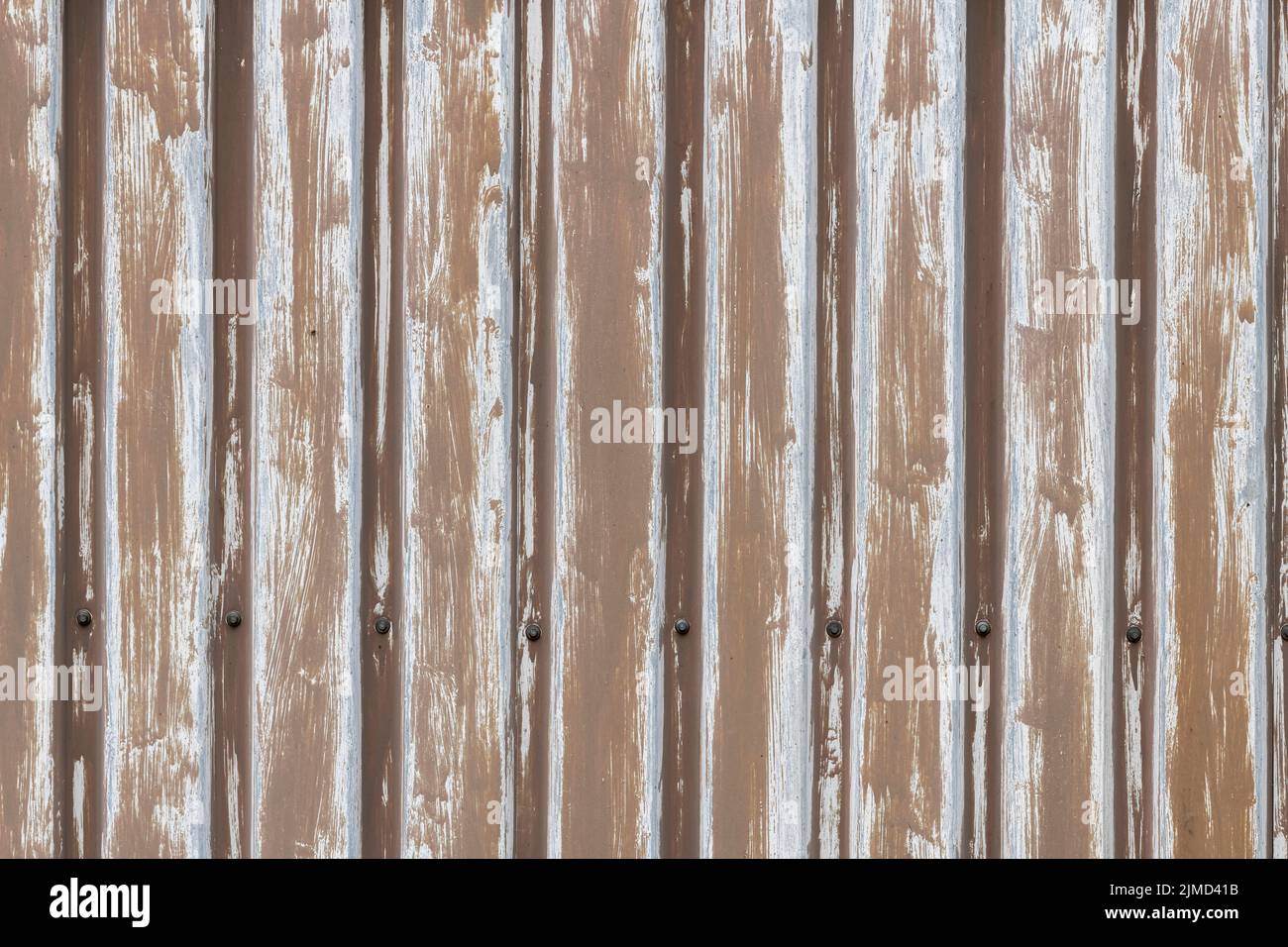 Background photo of brown metal sheet pile profiles Stock Photo - Alamy