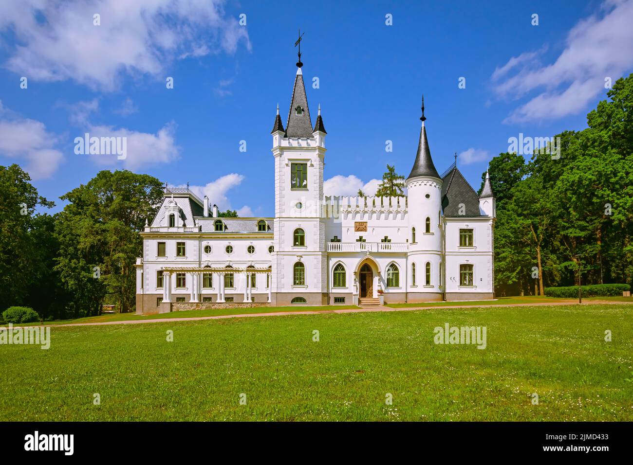 Old palace in Stameriena Stock Photo - Alamy