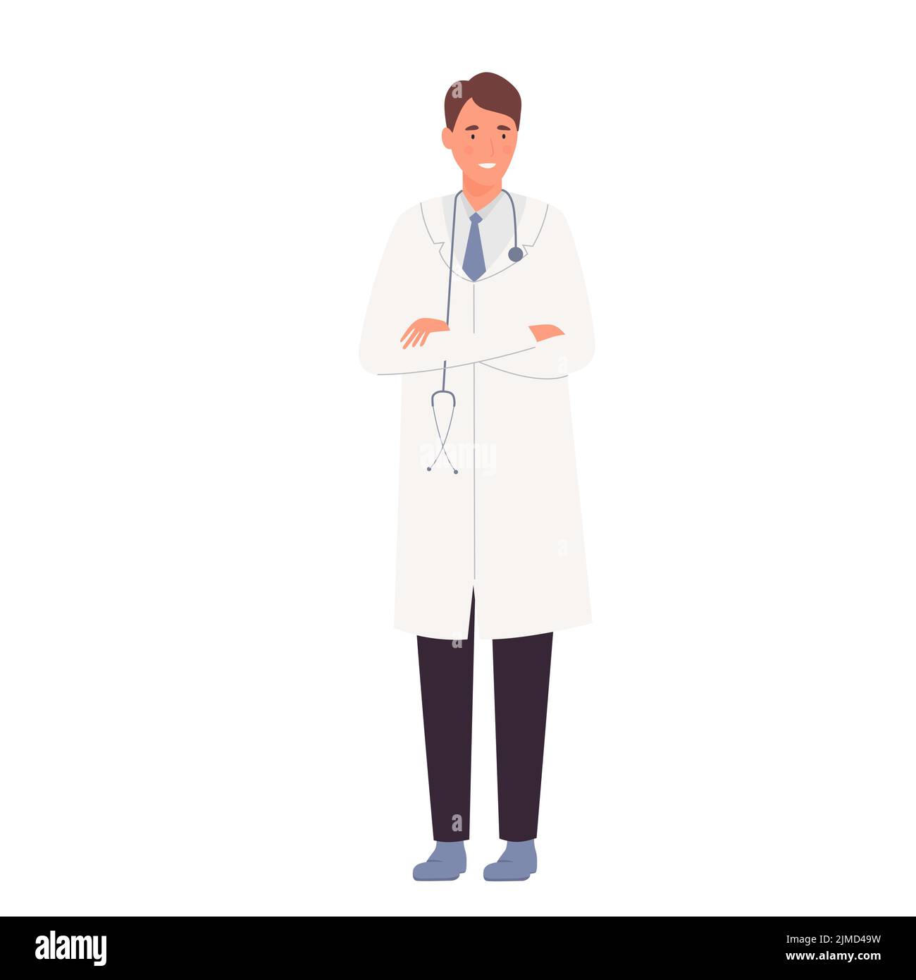 Positive friendly face doctor Stock Vector Images - Alamy