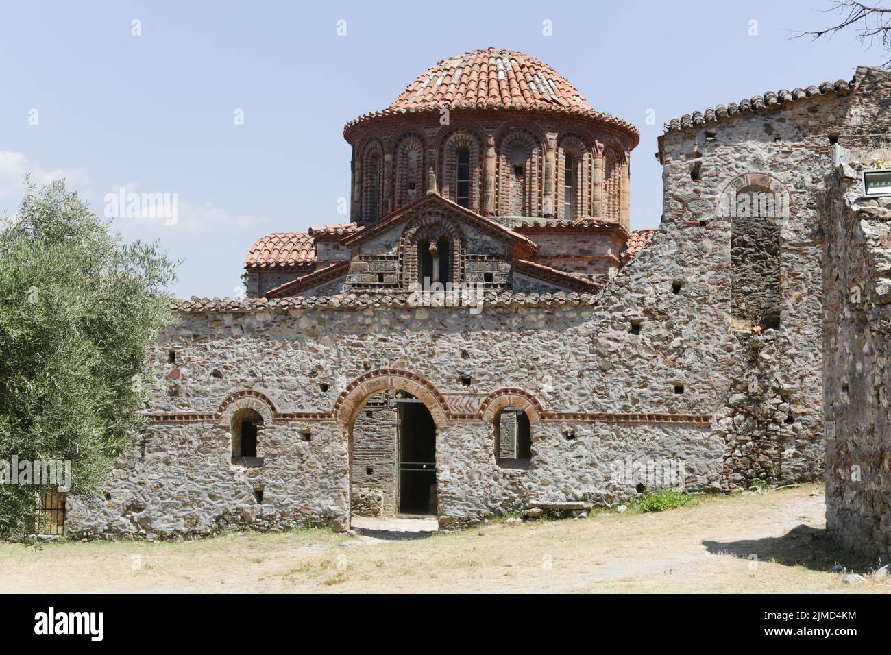 Medieval City Mystras Stock Photo - Alamy