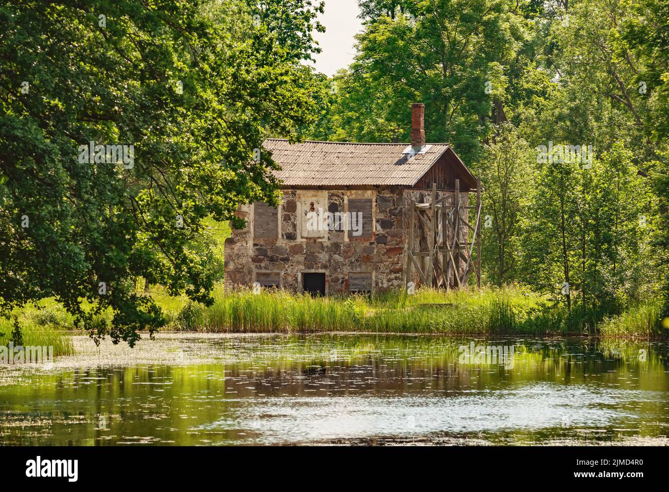 Old water mill Stock Photo - Alamy