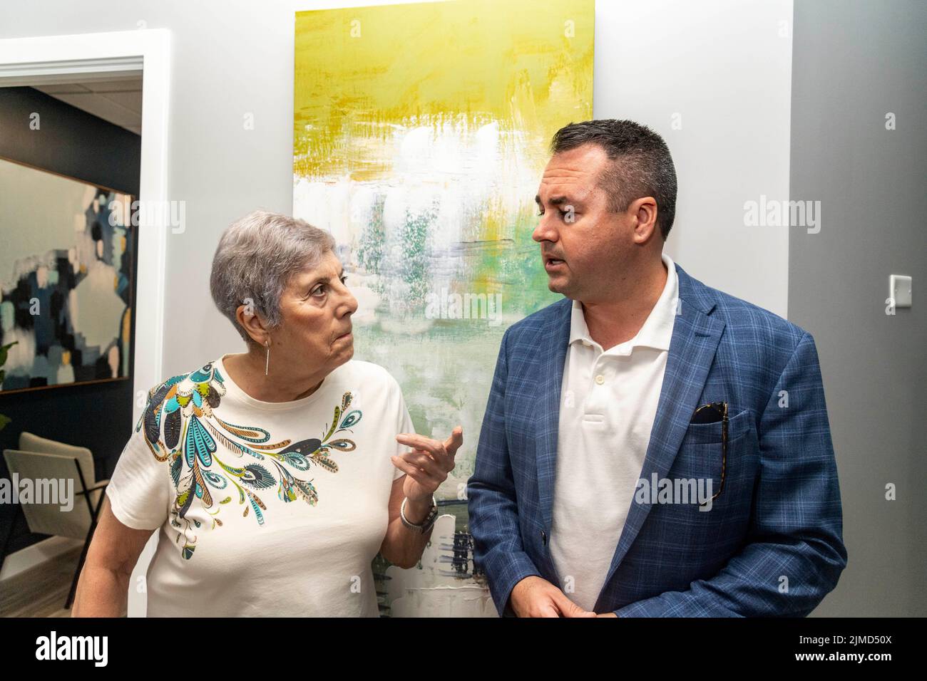 Newport Beach city Mayor, Kevin Muldoon attend attends VIP Ribbon ...