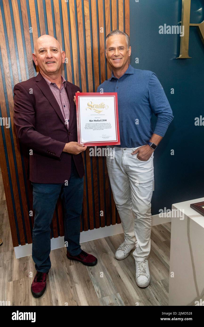 Former mayor of Newport Beach Steven Rosansky, Dan Markel attend VIP ...