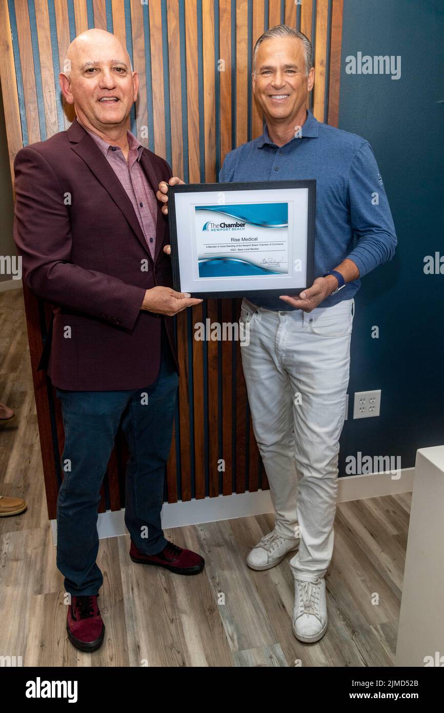 Former mayor of Newport Beach Steven Rosansky, Dan Markel attend VIP ...