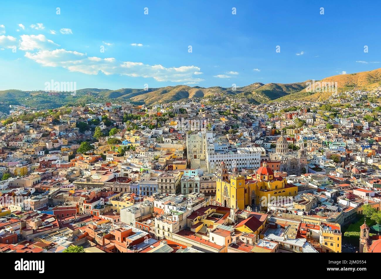 Panoramic view of the city of Guanajuato, Mexico Stock Photo - Alamy