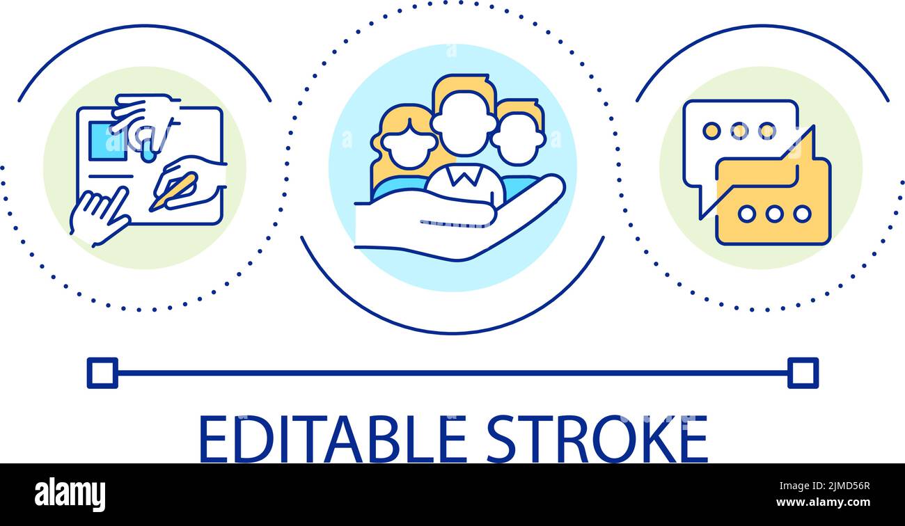 Effective professional communication in Stock Vector Images - Alamy