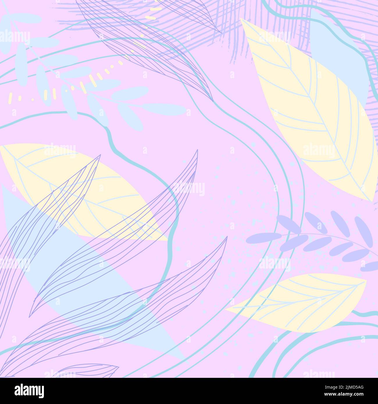 Floral pattern summer background with flowers, leaves Stock Vector ...