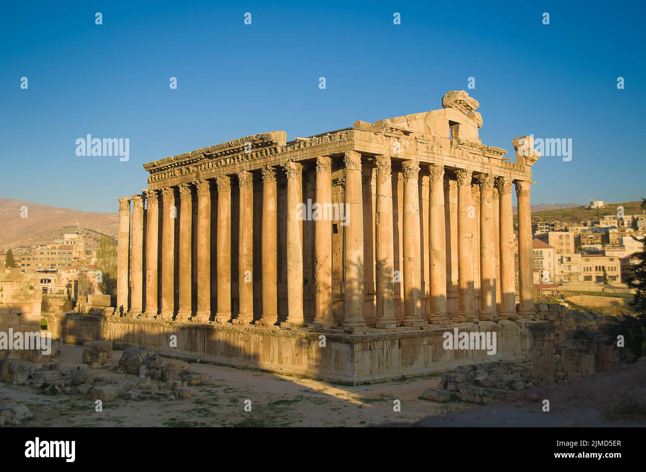 Ruins of Baalbek. Ancient city of Phenicia located in the Beca valley ...