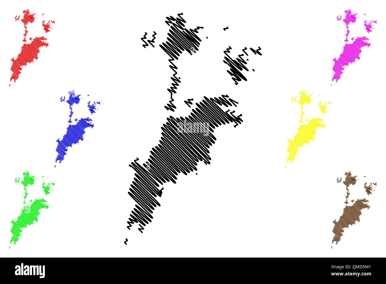 Zadetkyi, Zadetkalay and Hastings Island (Republic of the Union of ...